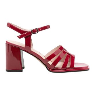 Sergio Moretti Smr6594 Elegante Sandaletten mit offener Zehenpartie - - Shoes - Damen - Rot - 40 EU