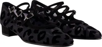 Carel Womens Ariana R Ballet Flats - Carel Leather Black Shoes Flat-Shoes