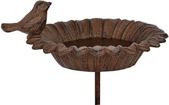 Esschert Design Vogeltr&auml;nke, Vogelbad auf Stab