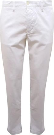 Blauer Homme, Pantalons, Blanc, Taille: W33 Pantalon Chino Malden