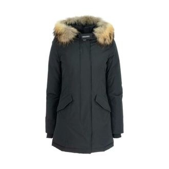 Woolrich Arctic Parka mit Abnehmbarem Pelzbesatz - - Coats - Damen - Schwarzk - M