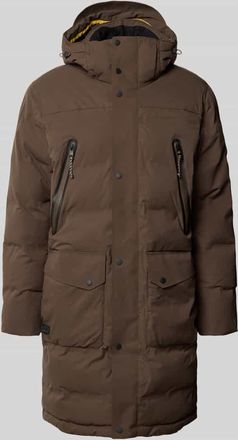 Camel Active Regular Fit Parka mit Pattentaschen und Kapuze
