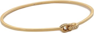 Coach Armband Coach Interlock Pave C Bangle Bracelet 37440615GLD710 Goldfarben