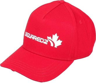 Dsquared2 DSquared2 Familienlogo Baseballkappe (Rot/Weiß)