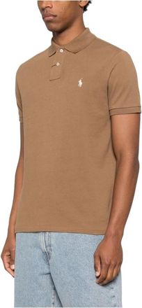 Polo Ralph Lauren Homme, Tops, Brun, Taille: 2XL T-shirts et polos pour hommes Marron Ss26