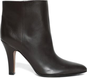 The Row Prudens pointed-toe boots - Marron