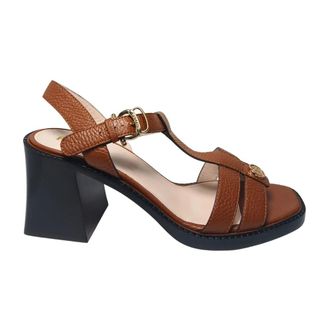 Pollini Sandali in Pelle - - Shoes - Damen - Braun - 35 EU