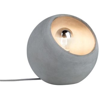 Paulmann 79663 neordic ingram lampe de table max 1X10W E27 gris 230V b&eacute;ton, 23 cm x 23 cm x 21.5 cm 796.63 - Paulmann