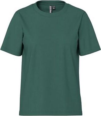 Pieces Pcria SS Solid Tee Noos BC T-Shirt pour Femme, Trekking Green, XS