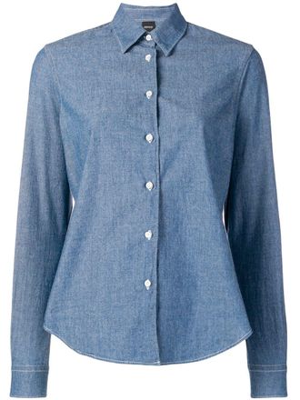 Aspesi long-sleeved shirt - Bleu