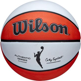 Wilson Basketball WNBA AUTHENTIC SERIES, Outdoor, Tackskin Gummi, Braun/Weiß, WTB5200ID06, Size 6 - 28.5