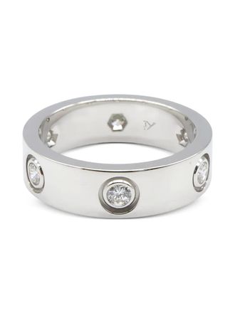 Cartier 2010 Love Ring mit Diamanten - Silber