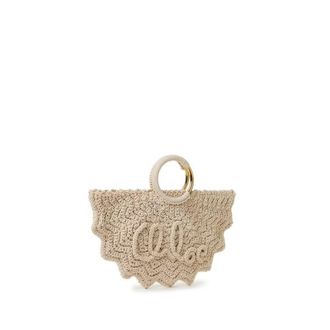 Chloé Handtasche kleines paraventes Armband - Beige