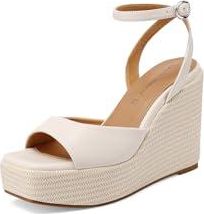 Queen Helena ZM11048 ZM11048 Sandales plates, beige, 40 EU