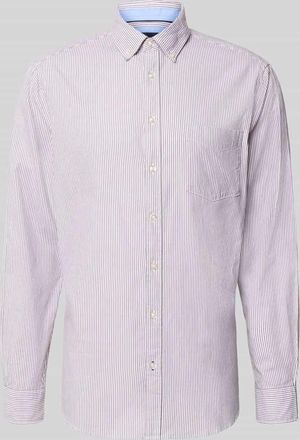 Christian Berg Regular Fit Freizeithemd mit Button-Down-Kragen