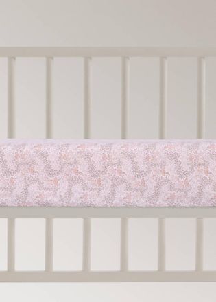 Mango Drap-housse berceau 100 % coton floral nude - Home - 60x120x15cm - MANGO HOME