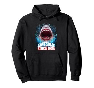 BDAZ 70. Geburtstag Jawesome Seit 1956 Shark 70 Jahre alt Pullover Hoodie