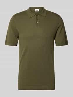 Drykorn Slim Fit Poloshirt mit kurzer Knopfleiste Modell TRITON