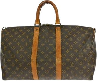 Louis Vuitton unisex, Pre-owned, Brun, Taille: ONE Size Sac Keepall Bandouli&egrave;re Pre-owned
