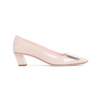 Roger Vivier Hohe Schuhe - Nude Calf Leather Pumps - Gr. 37,5 (EU) - in Rosa - f&uuml;r Damen