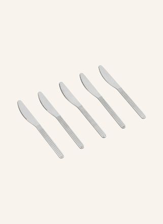 HAY 5er-Set Tafelmesser Sunday silber
