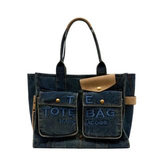 Marc Jacobs Femme, Sacs, Bleu, Taille: ONE Size The Large Tote