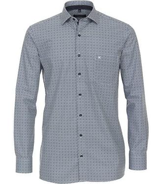 Casamoda Chemise daffaires imprimée Comfort Fit, bleu foncé, 43