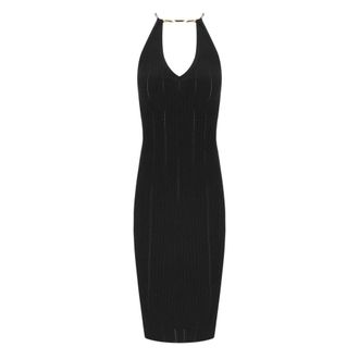 Elisabetta Franchi Damen, Kleider, Schwarzk, XSGr&ouml;&szlig;e
