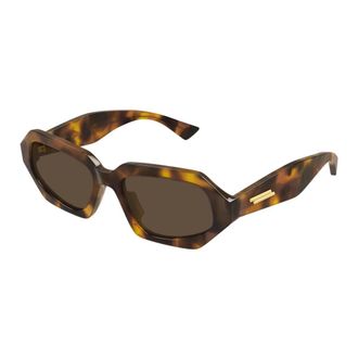 Bottega Veneta Lunettes de soleil carr&eacute;es - unisex - Accessoires - Brun - Taille: 54 MM