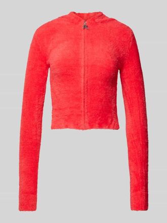 Review Strickjacke mit Kapuze