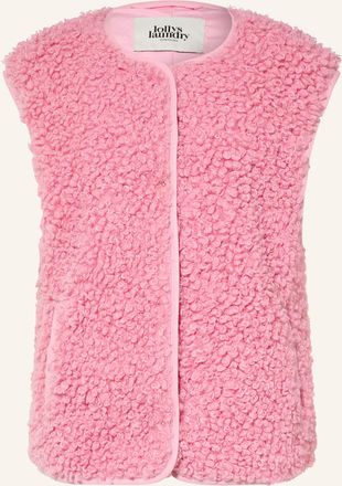Lollys Laundry Lollys Laundry Teddyfell-Weste Vadall pink