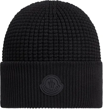 Moncler Bonnet en coton à logo