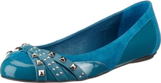 Buffalo 16499-667 pat soft suede nappa, Damen Ballerinas, türkis, (turquoise 16), EU 37