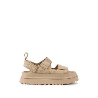 UGG Sandales compens&eacute;es GoldenGlow &agrave; scratch