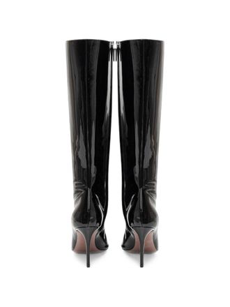 PARIS TEXAS Patent Leather Boot - Black