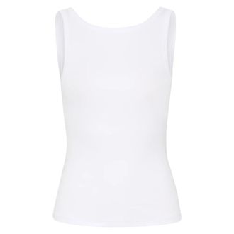 Gestuz Wende-Tanktop mit Rippenstruktur - - Tops - Damen - Wei&szlig; - XS
