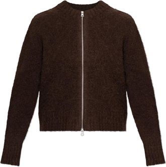 Sams&oslash;e & Sams&oslash;e Femme, Pulls, Brun, Taille: 42 FR Sajeanine Zip Cardigan