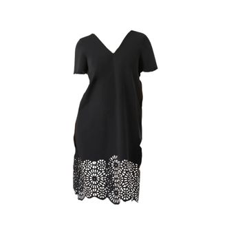 Roberto Ricci Design V-neck Trou Rrd Kleid - - Dresses - Damen - Schwarzk - 3XS