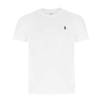 Polo Ralph Lauren T-shirt ajust&eacute; personnalis&eacute; en jersey - Homme - Tops - Blanc - Taille: M