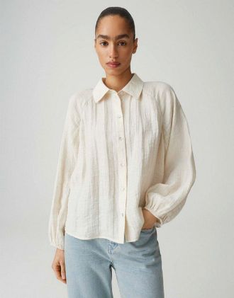 OPUS Langarmbluse Bluse Framatica