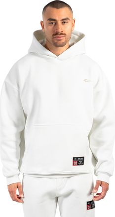 Smilodox Hoodie Herren Rayk, Kapuzenpullover mit Logo auf Brust und gro&szlig;em R&uuml;ckenprint, Pulli K&auml;ngurutasche, B&uuml;ndchen weicher Stoff, sportlicher Sweater f&uuml;r Al
