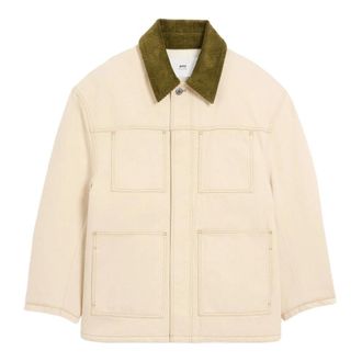 Ami Gepolsterte Arbeitsjacke - - Jackets - Herren - Beige - S