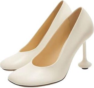 Generic JCVBN Escarpins de mariage pour femme talon aiguille bride stiletto bout pointu dames talons hauts designer de luxe, blanc, 39.5 EU