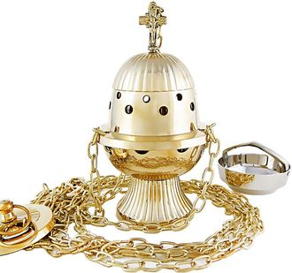 NKlaus Weihrauchfass Messing Handarbeit Geschenk Weihrauchgefäß Weihrauchbrenner 2973