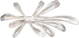 Dries Van Noten Homme, Accessoires, Gris, Taille: ONE Size Floral Brooch