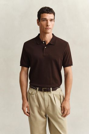 GANT Herren Interlock Poloshirt (XXXL) MAHOGANY Braun