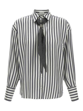 Brunello Cucinelli Chemise - Gris