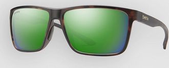 Smith Riptide Matte Tortoise Sonnenbrille cp glass plrzd grn mirror