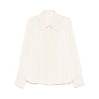 S&eacute;fr Homme, Chemises, Beige, Taille: XL Chemise &Eacute;cru &agrave; Boutons et Col Pointu