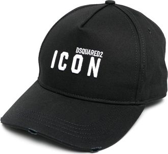 Dsquared2 Homme, Accessoires, Noir, Taille: ONE Size Casquette de baseball avec logo brod&eacute;